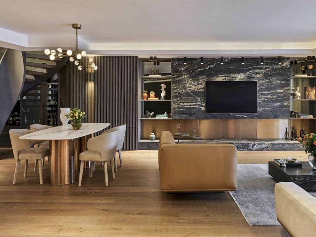 Luxury Stone Media Walls in the Cotswolds Design Tips - Granite Planet